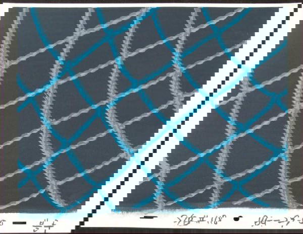 Production Spongebob Blue Rope Original Background Art