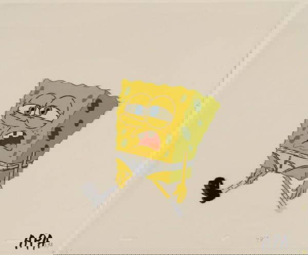 Squinting Eyes Original Cel Production Art SpongeBob - Sep 07, 2010 ...