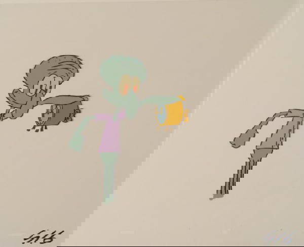 Alarm Clock Squidward Orig Animation SpongeBob Art Cel - Sep 22, 2010 ...