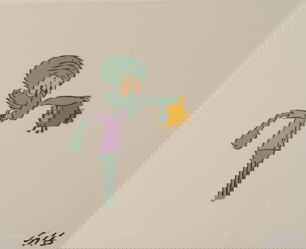 Alarm Clock Squidward Orig Animation SpongeBob Art Cel - Sep 22, 2010 ...