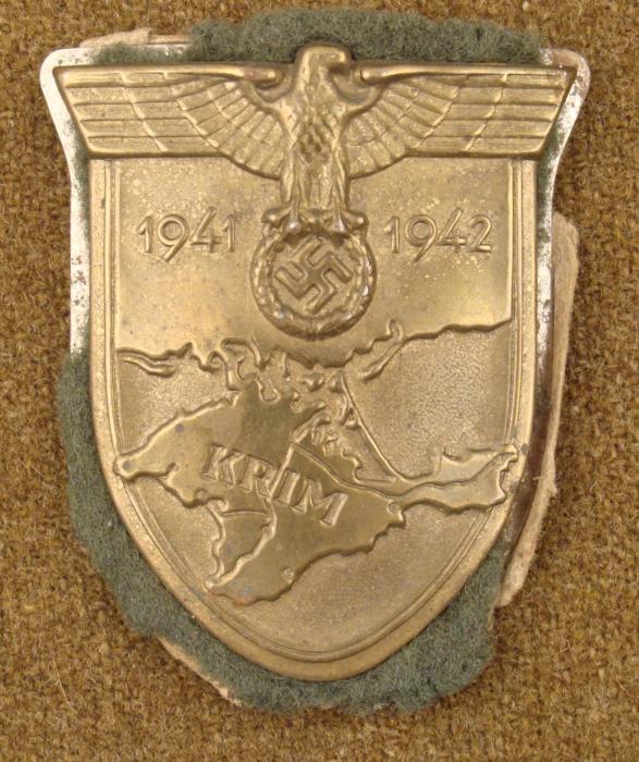 WWII Nazi Krim Shield Crimea Campaign Badge 1941-42 - Oct 01, 2010 ...