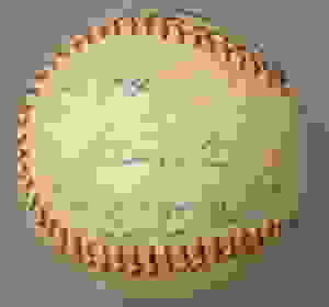 George Case Signed Baseball Washington Senators