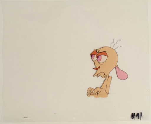Angry Ren And Stimpy Cel Original Art Production