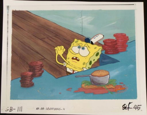 Spongebob Background Animation Begging Original Cel - Jan 27, 2011 ...