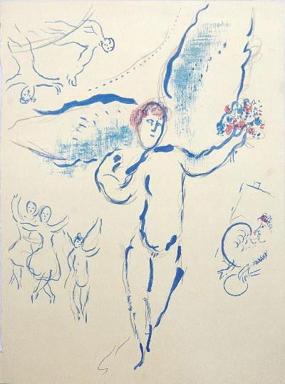 Chagall from Ballerina Lithograph