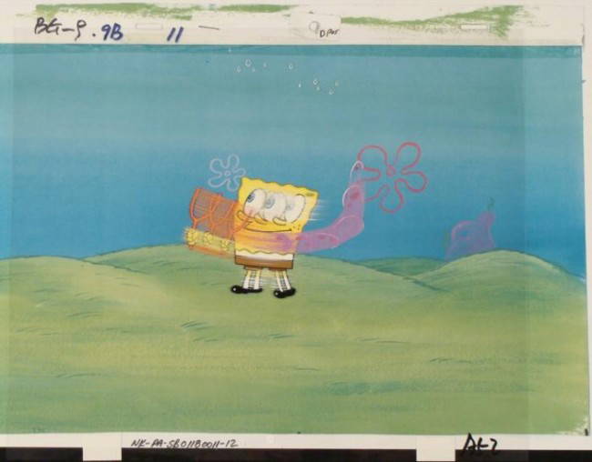 Move Fast SpongeBob Original Cel Background Animation - Apr 28, 2011 ...