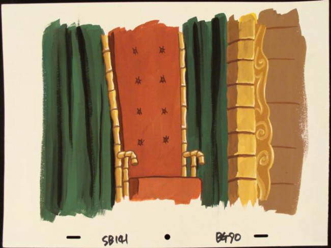 Spongebob Original Background Production Big Red Chair