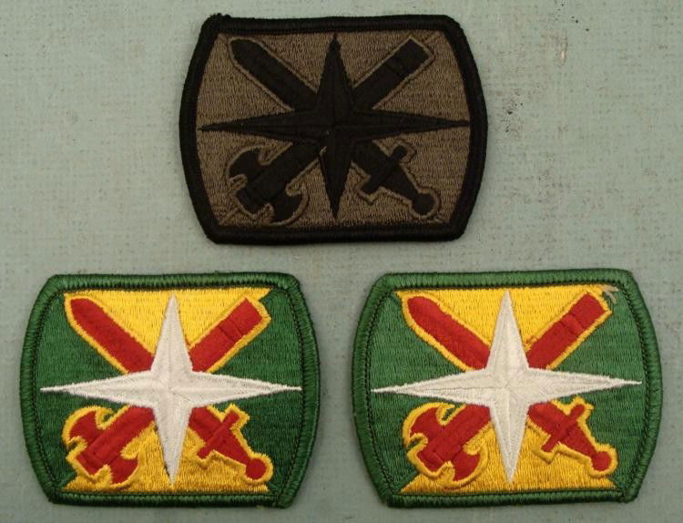 U.S. MILITARY PATCHES-2X3 W/ AXE & SWORD DESIGN