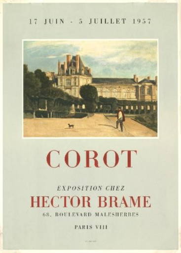 Corot Exposition Chez Hector Brame Mourlot Litho