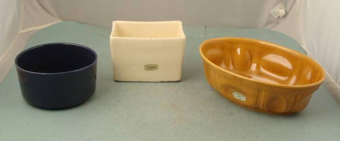 3 Vintage Haeger Pottery Bowls Gardenhouse 3929, 3878