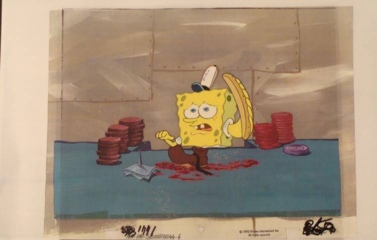 Original Cel Animation SpongeBob Freak Out Background - Sep 24, 2011 ...