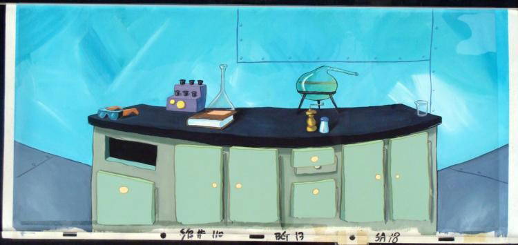 Orginal Cel Animation Spongebob Background Experiment