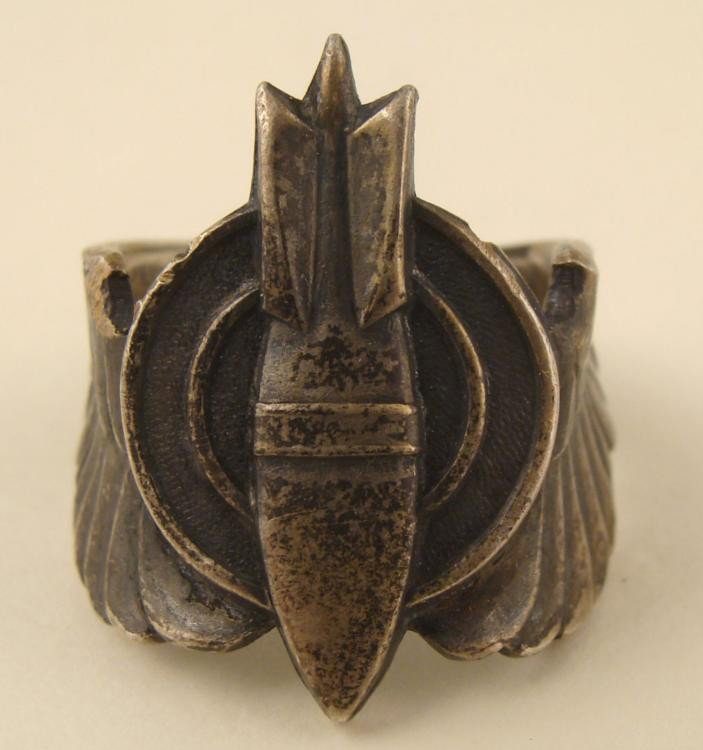 WWII U.S. AIR FORCE AAF BOMBARDIER RING BY GI-ORIG