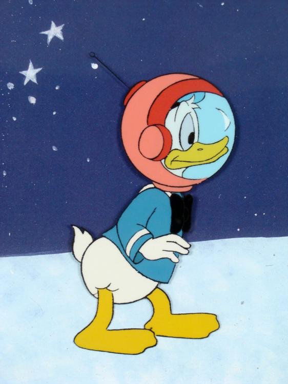 Framed Original Animation Donald Duck Cel Drawing Space - Apr 05, 2012 ...