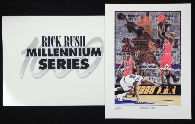Rick Rush Beautiful Finisih Signed and Numbered Print
