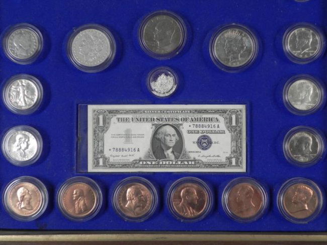 Kennedy Mint Historical U.S. Coin Collection in Case : Lot 280134