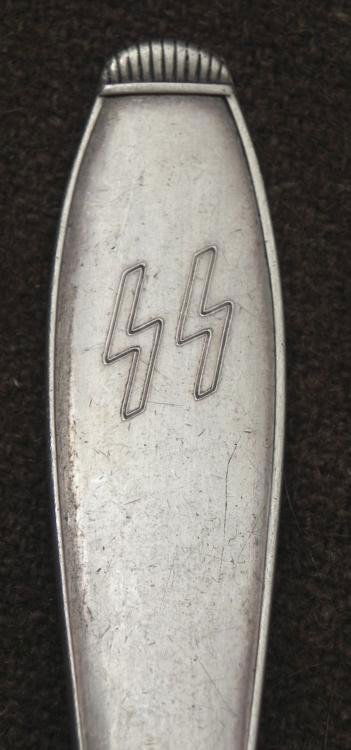 ORIGINAL NAZI "SS" DINING HALL GRAVY LADLE