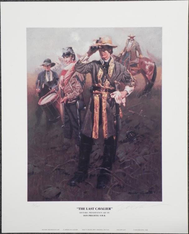 The Last Cavalier Civil War Don Prechtel Art Print