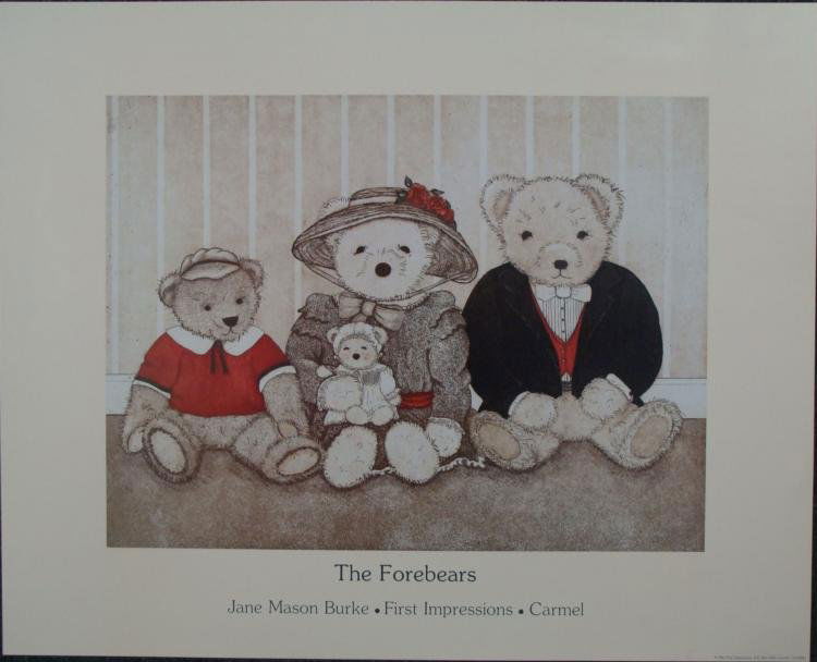 Jane Mason Burke Forebears First Impression 1982 Poster