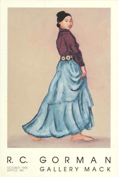 RC Gorman Sister Rose 1985 Art Print