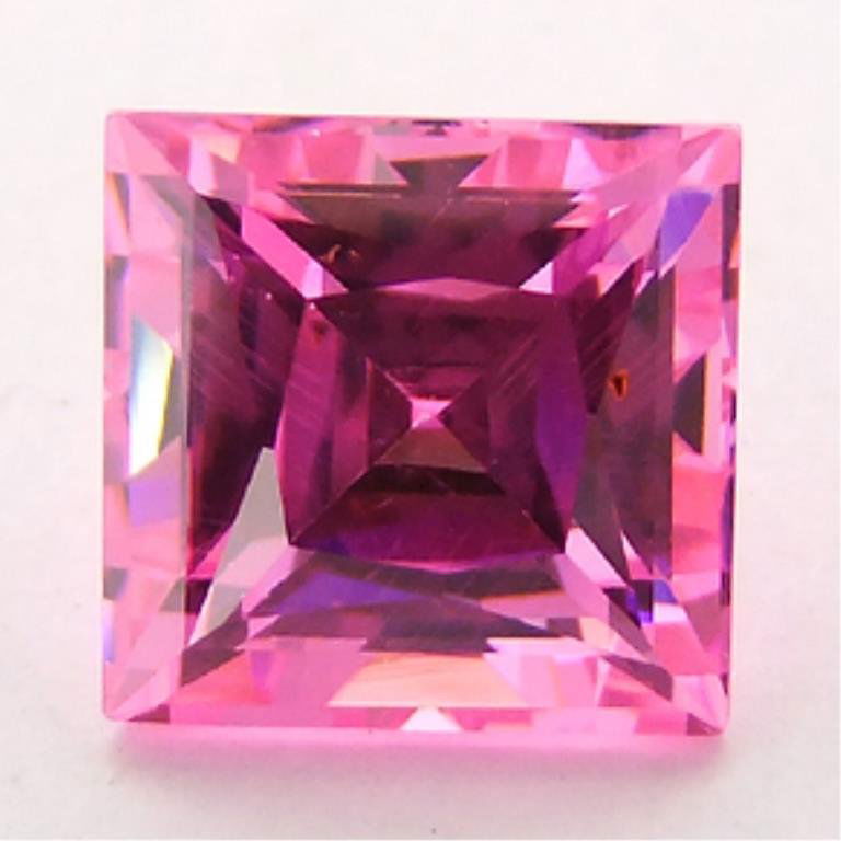 Bianco 16 Ct. Princess Cut Pink Diamond