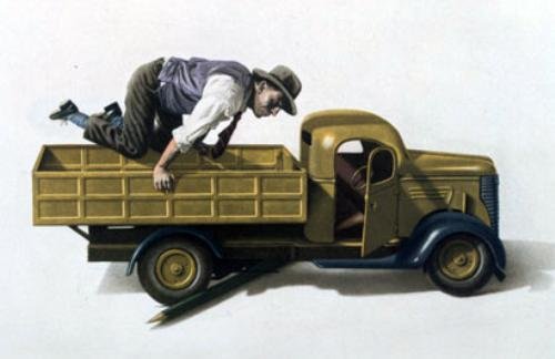 Photo Realist Jan Peter Tripp AMERICAN DREAM Art Print