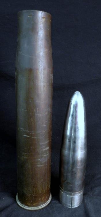 1943 90MM ANTI-TANK SHELL & CASING-36" HI-BRASS & STEEL - May 01, 2014 ...