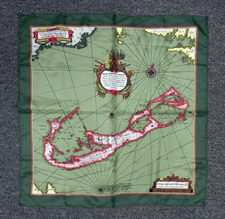 Cloth Map of Bermuda Tribes