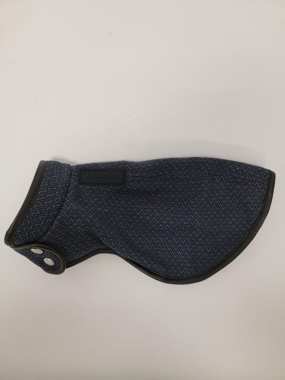 Hermes Fabric Dog Raincoat Auction