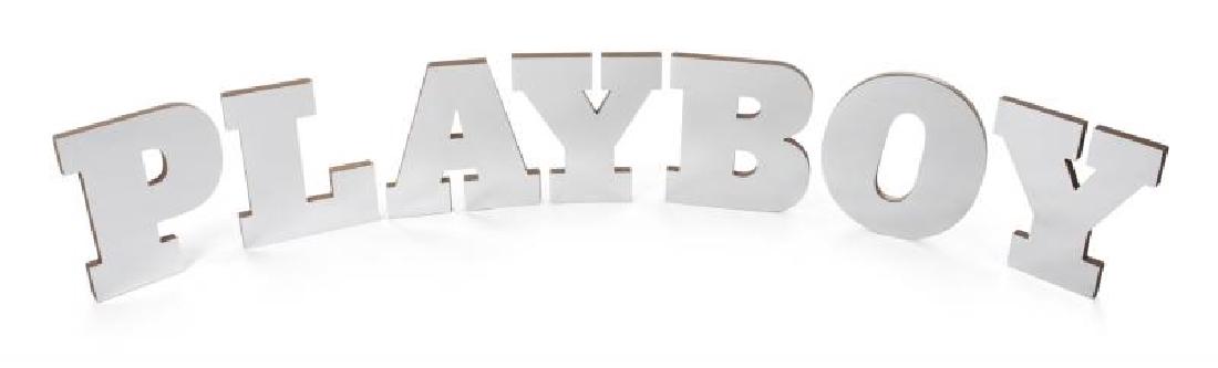 PLAYBOY CHROME LETTERS