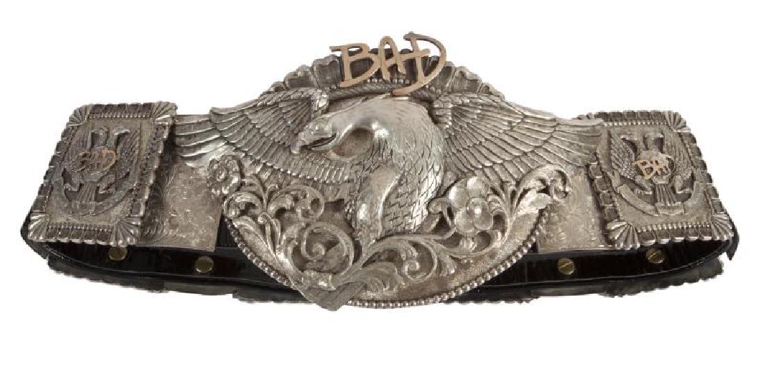 Michael Jackson Film And Awards Show Worn Silver Belt