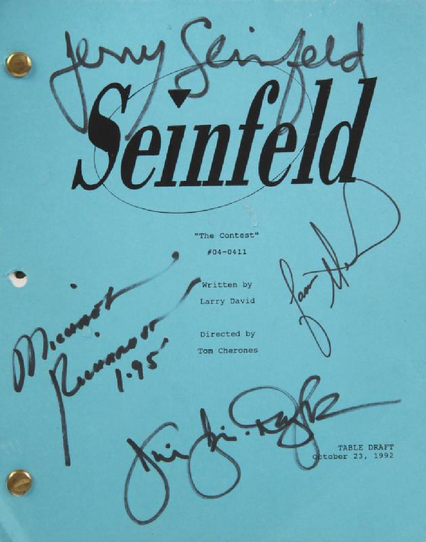 SEINFELD CAST SIGNED SCRIPT
