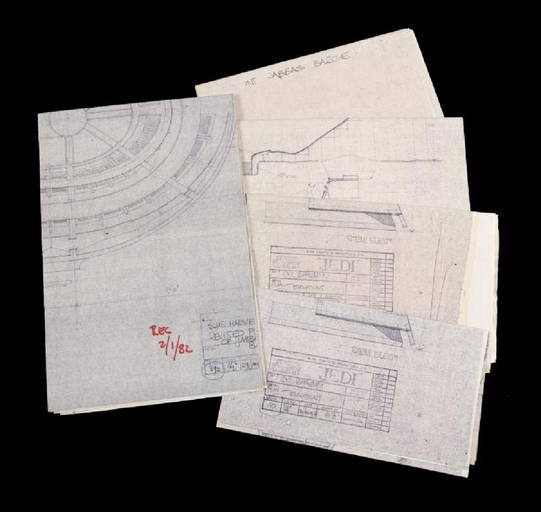 Return Of The Jedi Production Blueprints For Jabba's