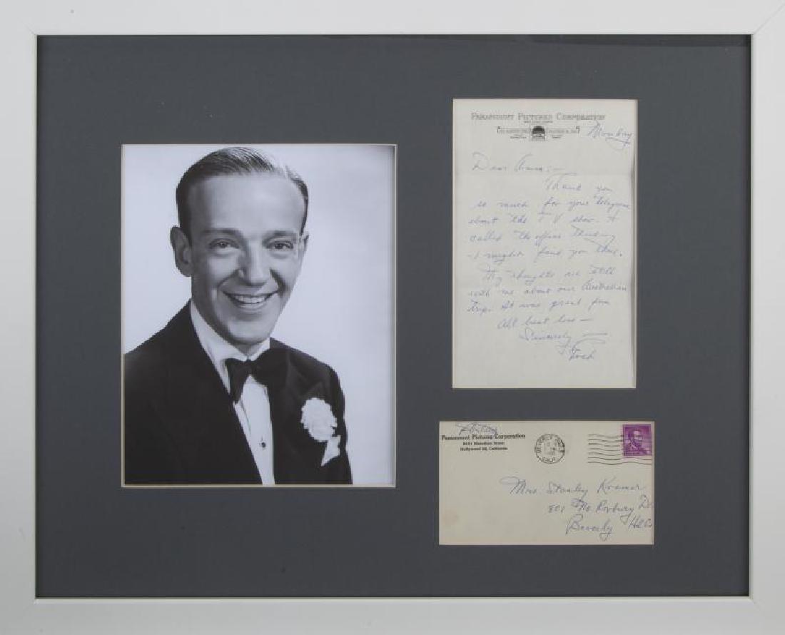 FRED ASTAIRE SIGNED LETTER