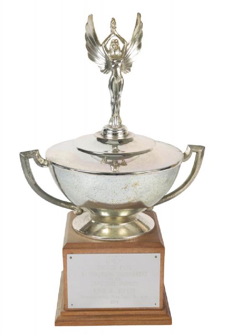 HUGH HEFNER LUCILLE BALL BACKGAMMON TOURNAMENT TROPHY