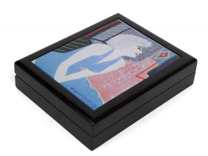 Hugh Hefner Tony Curtis Box