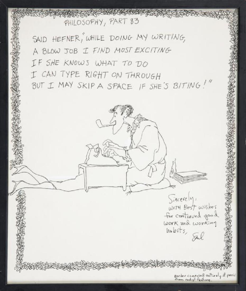 HUGH HEFNER SHEL SILVERSTEIN CARTOON