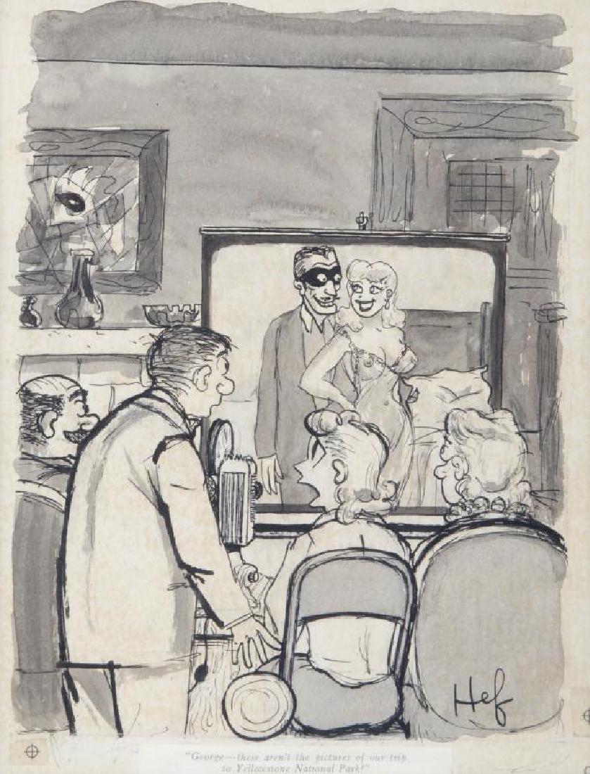 HUGH HEFNER ORIGINAL CARTOON