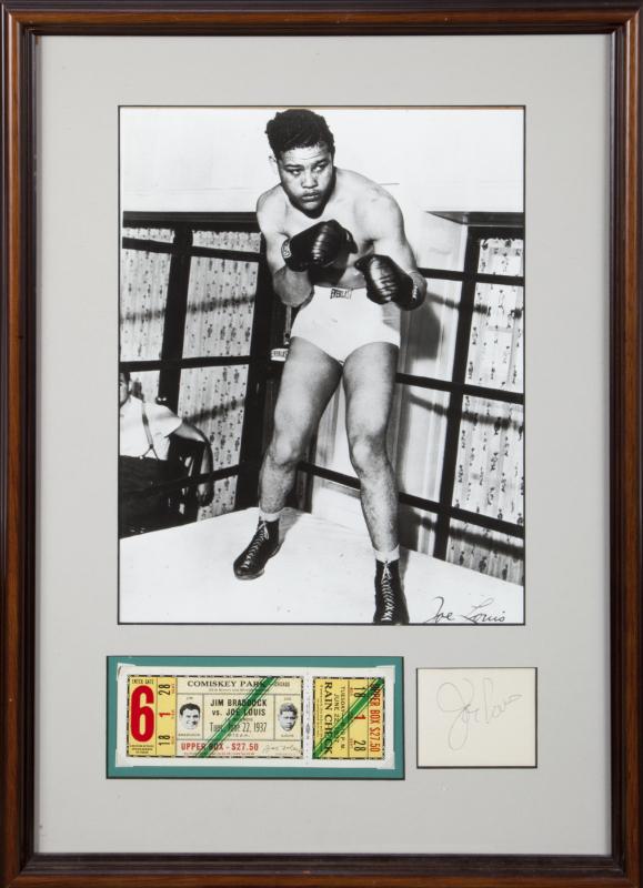 JOE LOUIS SIGNED CUT SHEET - Nov 14, 2019 | Julien's Auctions in CA