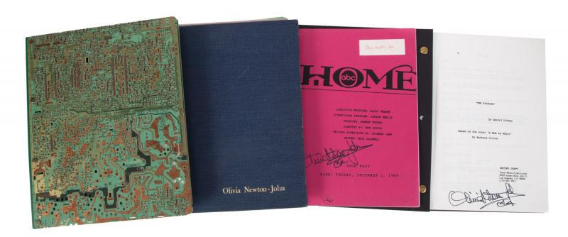 Olivia Newton John Signed Scripts