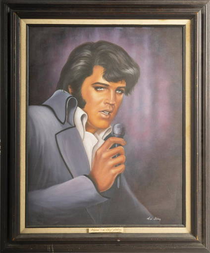 Elvis Presley Owned Loxi Sibley Original Portrait