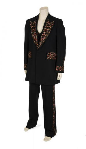 Johnny Cash Stage Worn Custom Made Three Piece Suit
