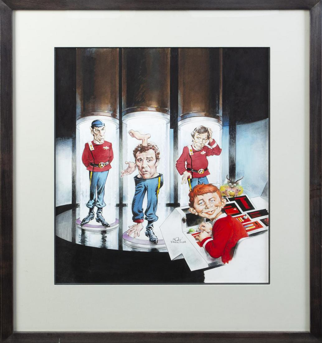 STAR TREK MAD MAGAZINE MORT DRUCKER ORIGINAL COVER ART - Jul 18, 2020 ...
