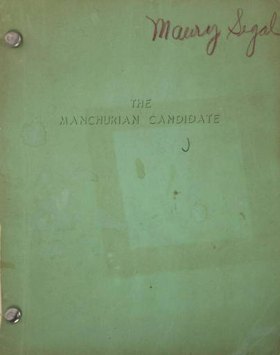 SCRIPT FROM THE MANCHURIAN CANDIDATE - Dec 03, 2020 | Julien's Auctions ...