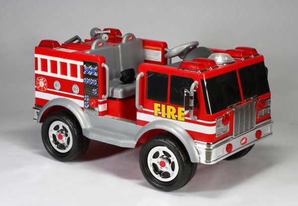 982: KiD TRAX ELECTRIC RIDE-ON FIRE ENGINE