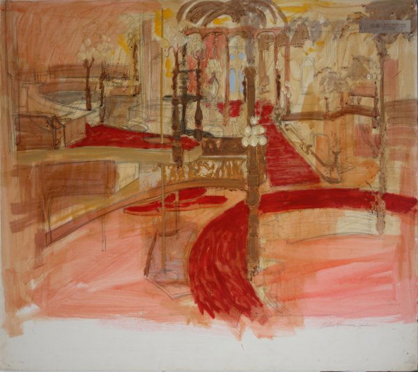 191: "HELLO, DOLLY!" SET DESIGN SKETCHES