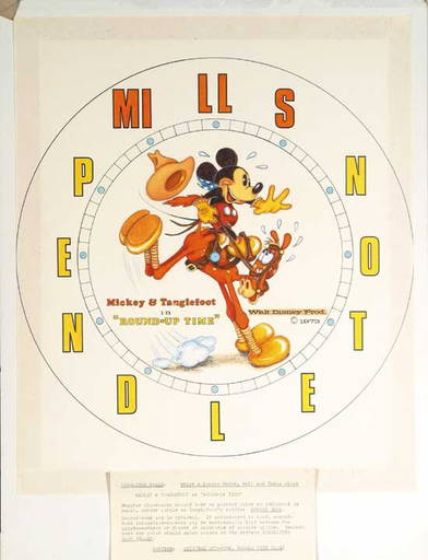 Mickey Mouse And Tanglefoot Watch Design