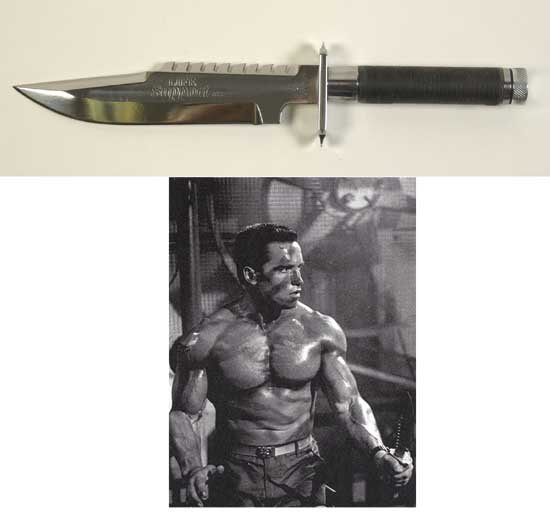 Arnold Schwarzenegger Knife from Commando