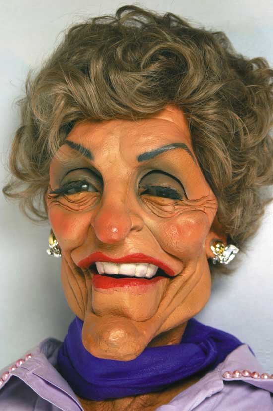 Nancy Reagan Spitting Image Puppet