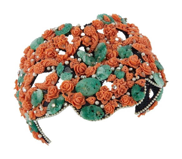 BES-BEN: FLORAL CORAL AND JADE HAIRLINE HAT (#0162) on Nov 16, 2022 ...